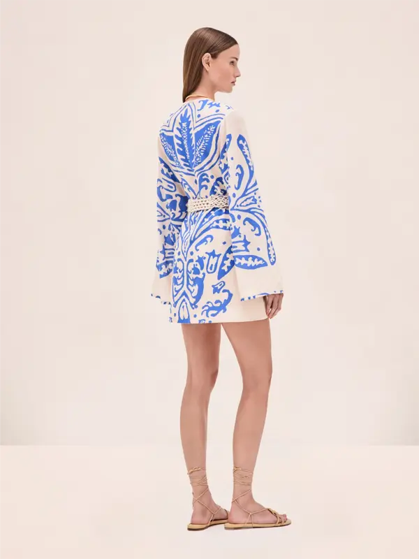Alexis Noriko Tunic Dress - Sapphire Palm