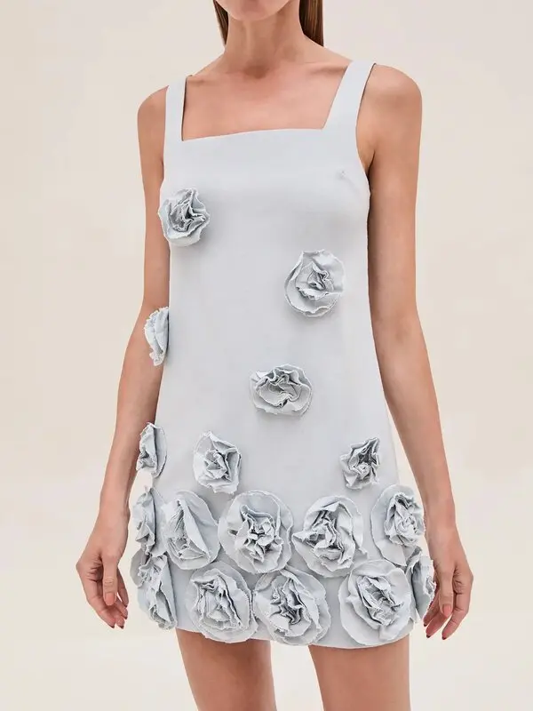 Alexis Astor Mini Dress - Mist Blue