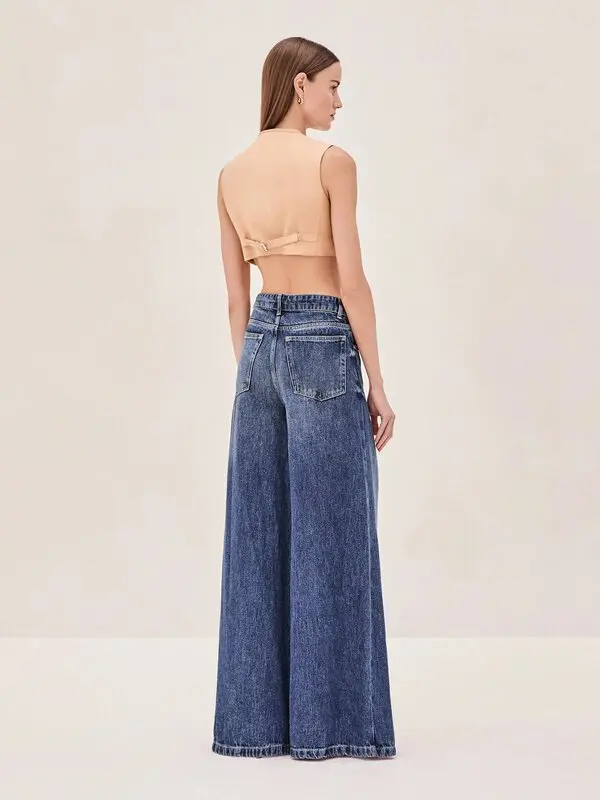 Alexis Revel Vegan Leather Crop Top