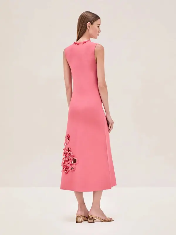 Alexis Obarra Midi Dress - Dahlia