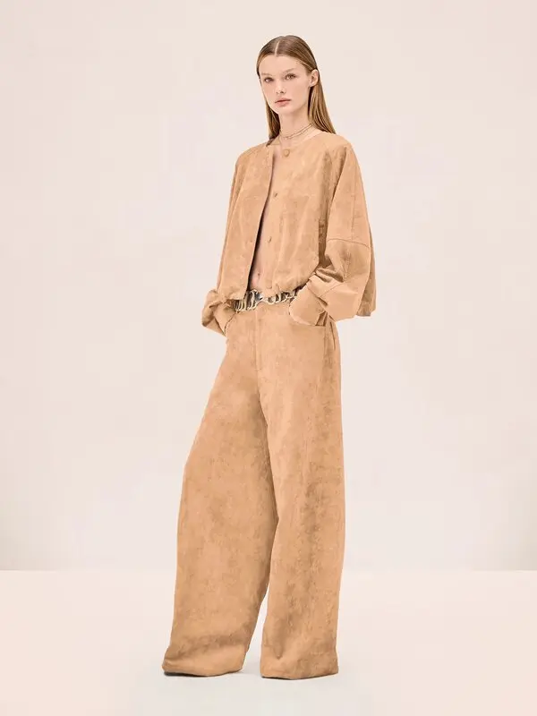Alexis Rustikan Wide Leg Pant - Walnut