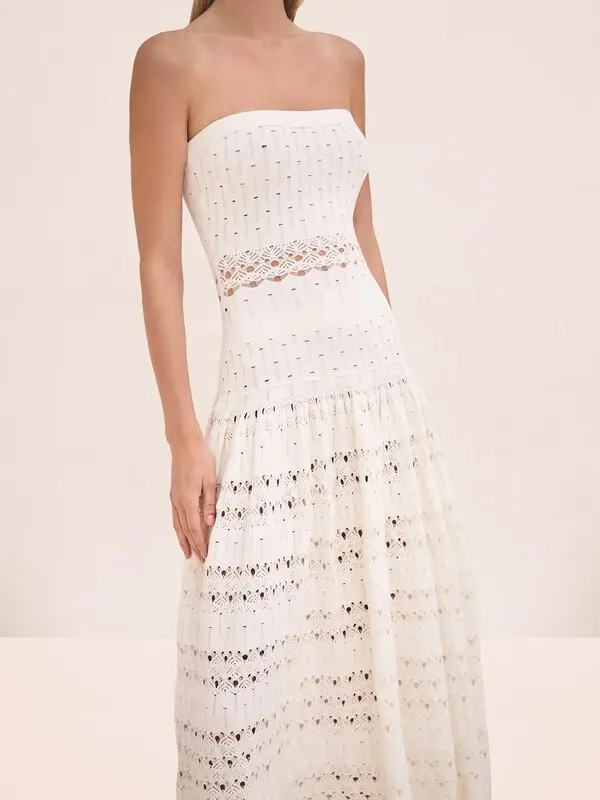 Alexis Payge Knit Eyelet Dress
