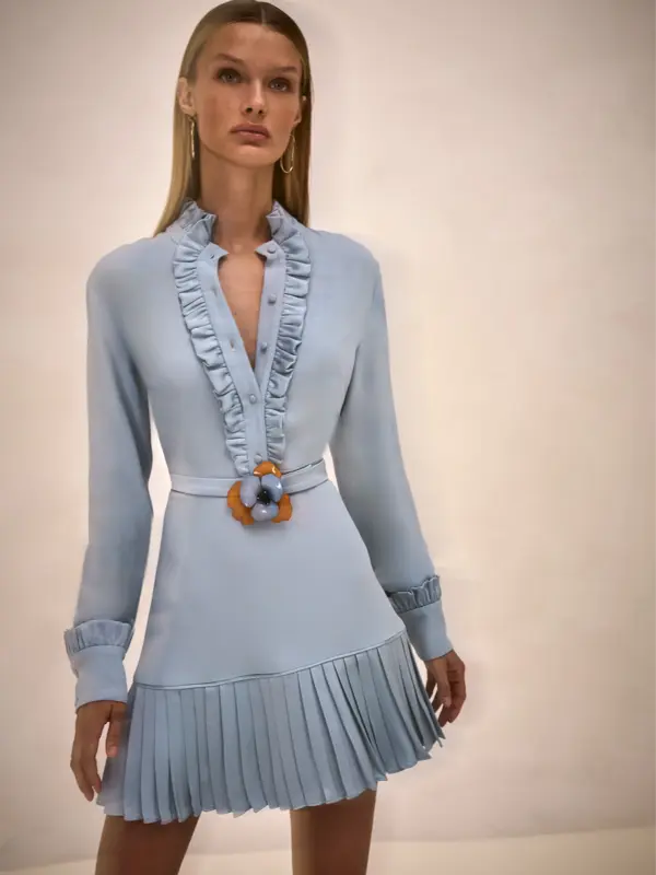 Alexis Romina Mini Dress - Haze Blue