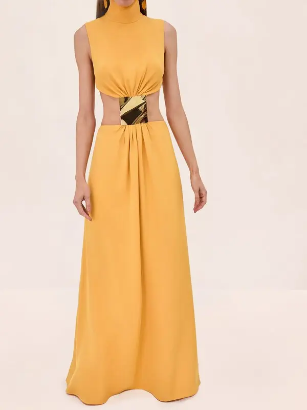 Alexis Prague Maxi Dress - Gold