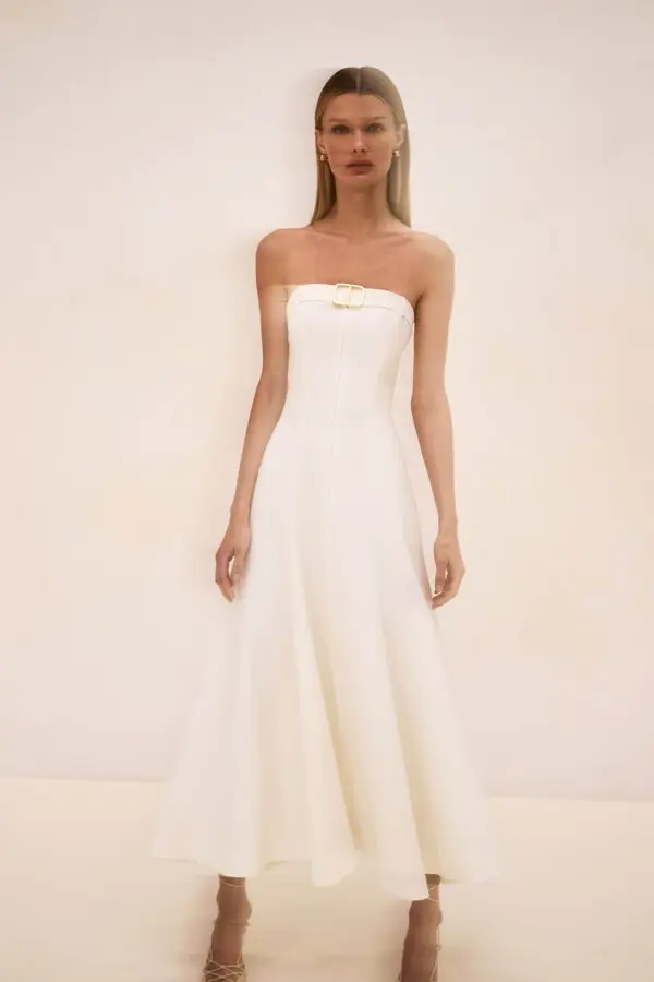 Alexis Pearse Dress - White