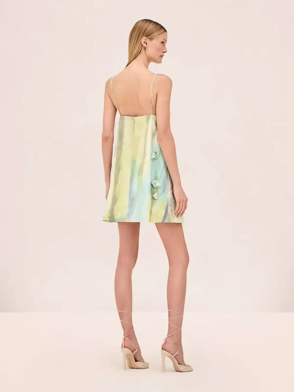 Alexis Astrid Mini Dress - Aurora Green