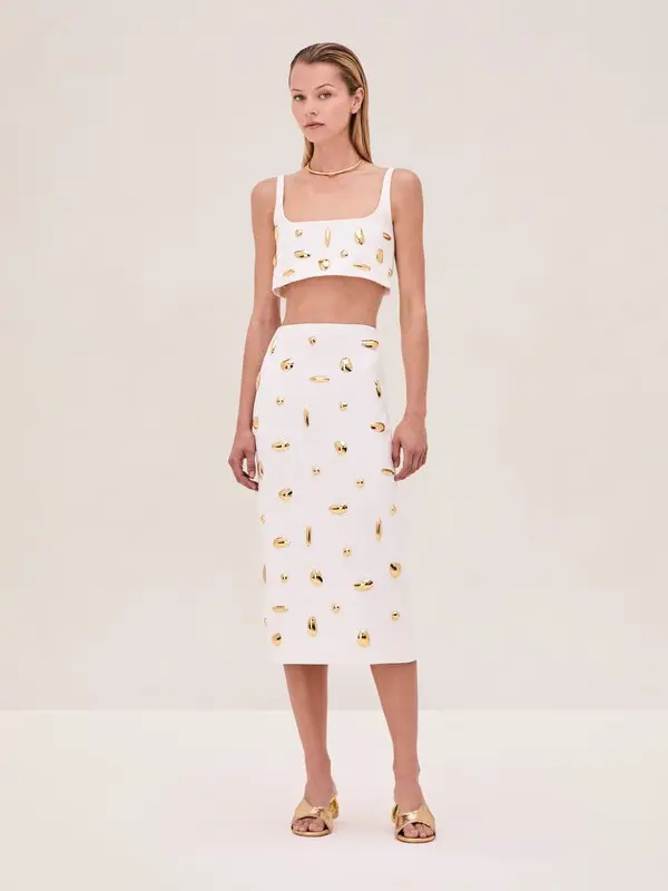 Alexis Pamila Skirt - White