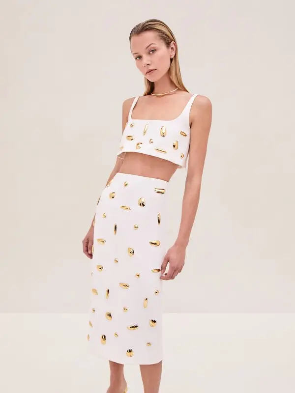 Alexis Pamila Skirt - White