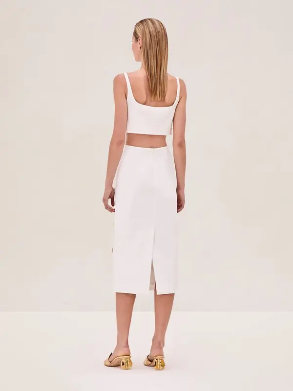 Alexis Pamila Skirt - White