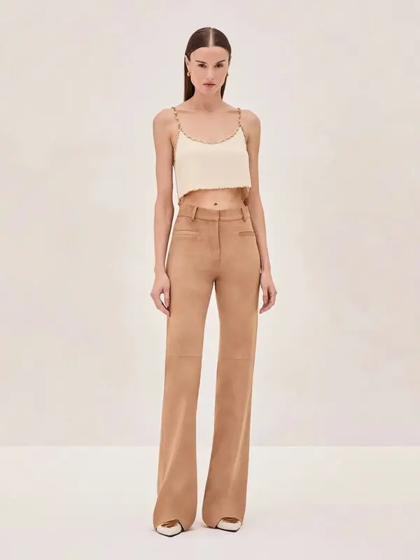 Alexis Sirey Cropped Top - Cream