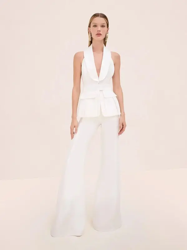 Alexis Samwell Pant - Blanc