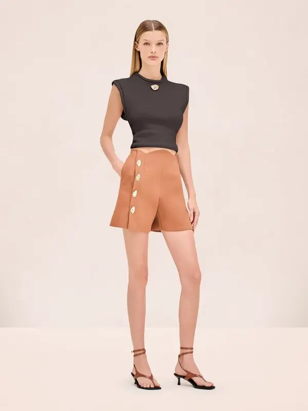 Alexis Tao Sleeveless Sweater - Black