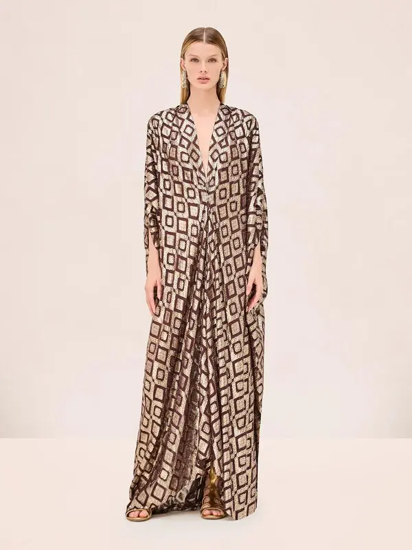 Alexis Avanti Maxi Dress - Cordovan