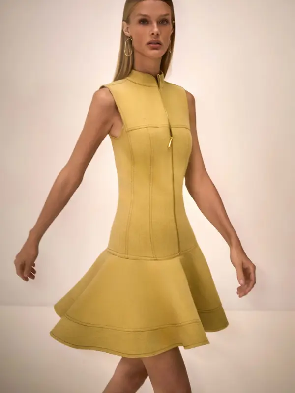 Alexis Taylin Mini Dress - Husk