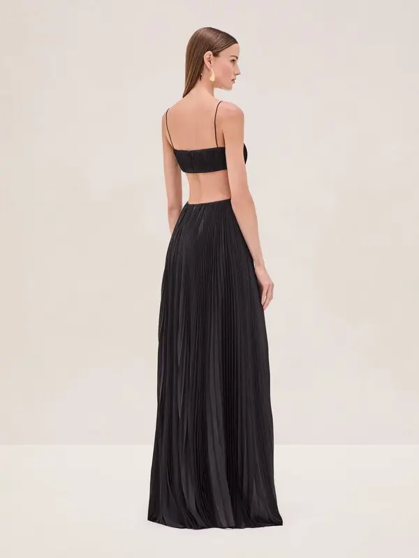 Alexis Varranza Pleated Gown