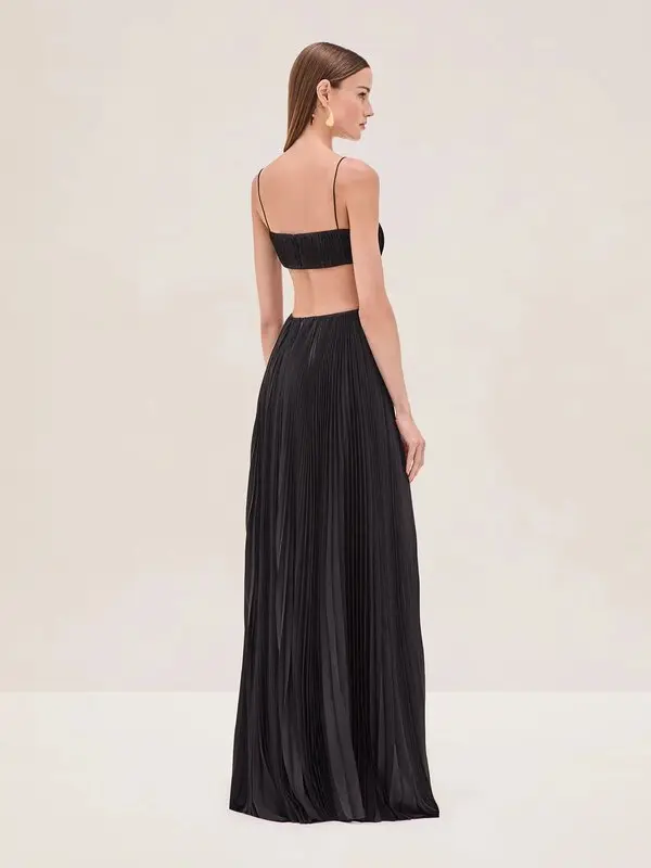 Alexis Varranza Pleated Gown