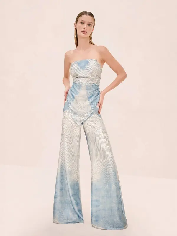 Alexis Tadi Strapless Scarf Top