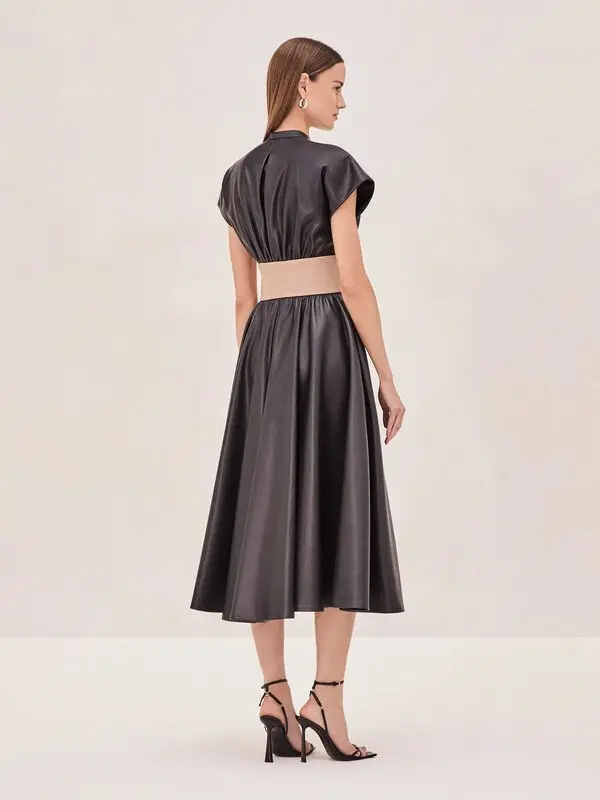 Alexis Viktora Midi Dress - Black