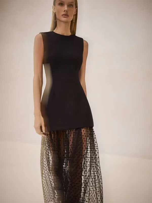 alexis sheer midi dress Looking for a last-minute date outfit? The elegant Alexis Sheer Midi Dress  from Forever New has a contemporary take on a classic silhouette, perfect  for your Valentine. Visit our website for more