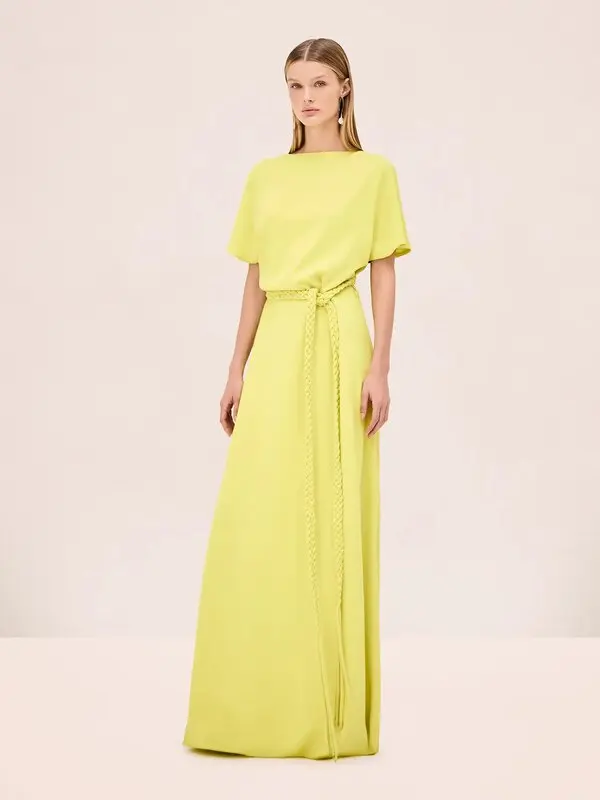 Alexis Vale Maxi Dress - Chartreuse