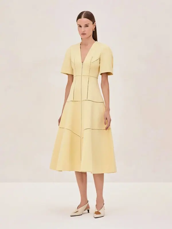 Alexis Valry Dress With Zipper Detail