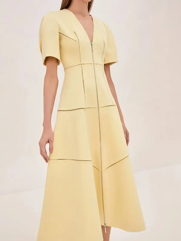 Alexis Valry Dress With Zipper Detail