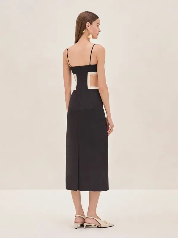 Alexis Brunetti Dress With Cutouts And Square Neckline