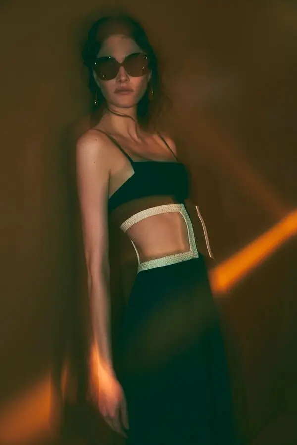 Alexis Brunetti Dress With Cutouts And Square Neckline