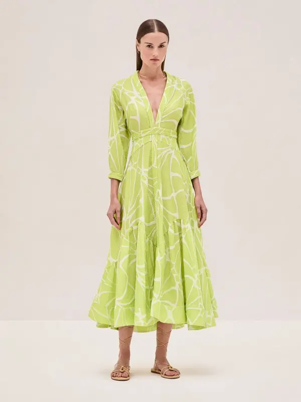 Alexis Bimini Midi Dress - Citron