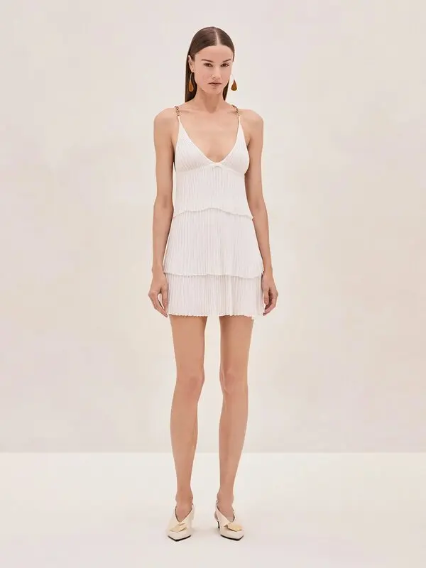 Alexis Brunia Mini Dress - White