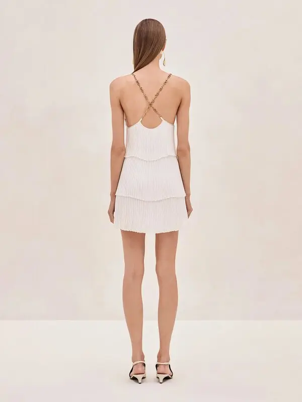 Alexis Brunia Mini Dress - White