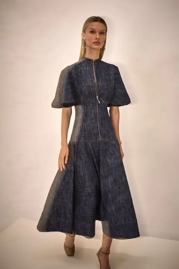 Alexis Weston Midi Dress - Denim
