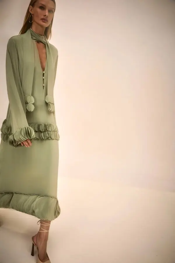 Alexis Zuella Midi Dress - Sage