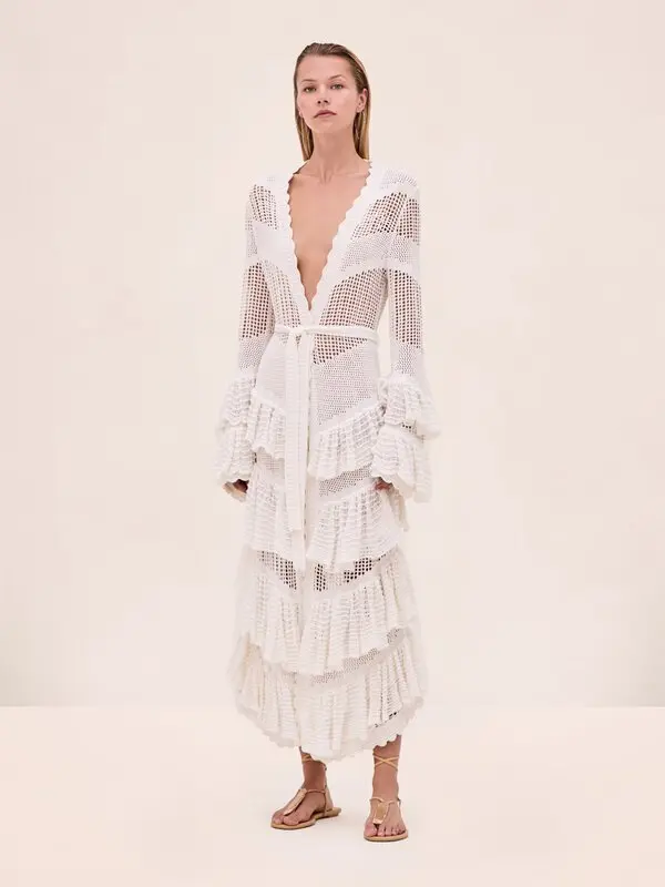 Alexis Cari Robe - Ivory