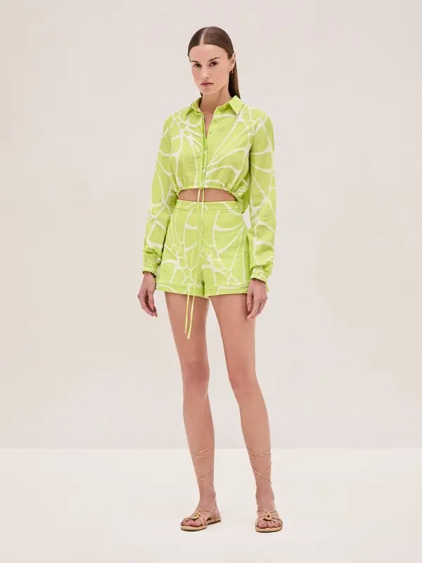 Alexis Yael Textured Jacquard Top