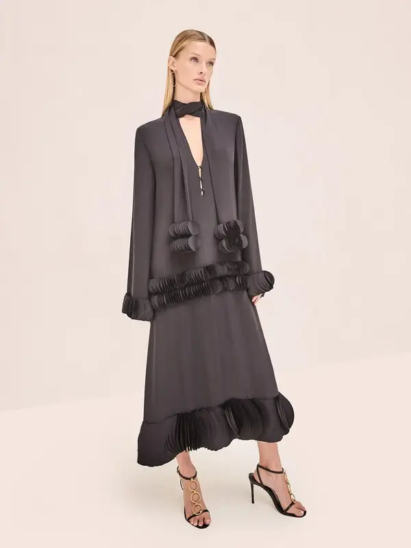 Alexis Zuella Midi Dress - Black