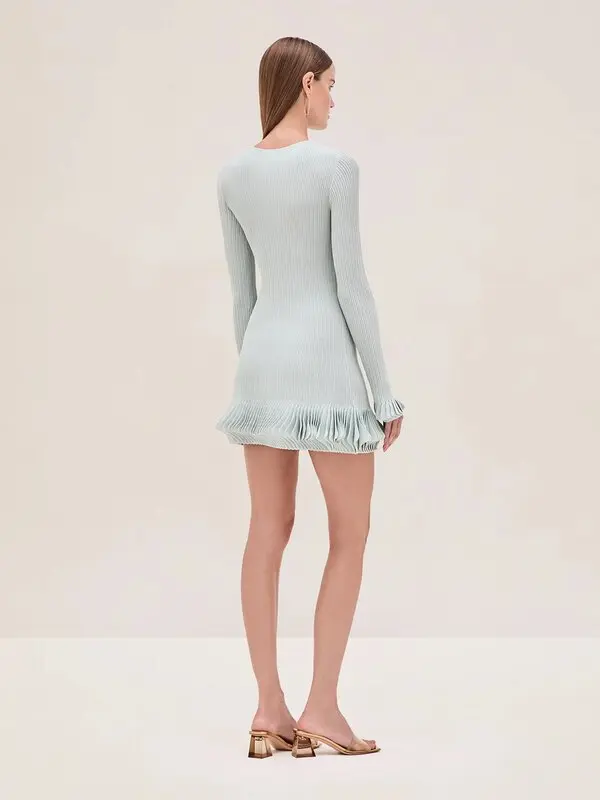 Alexis Bryn Knit Mini Dress - Ice Blue