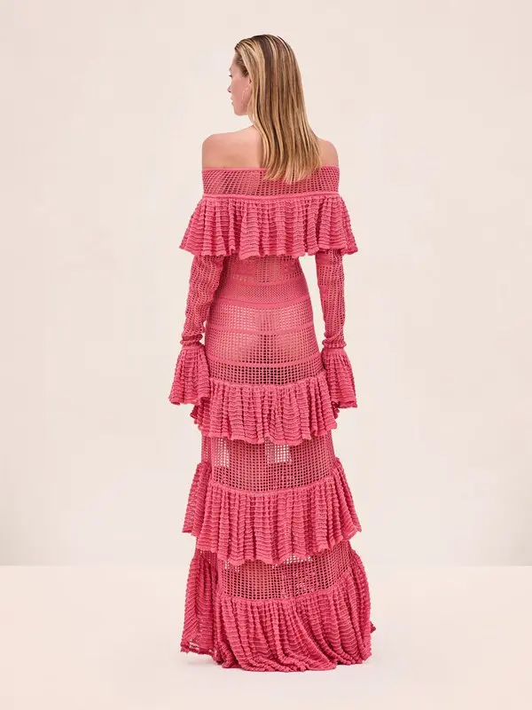 Alexis Carmen Dress - Orchid