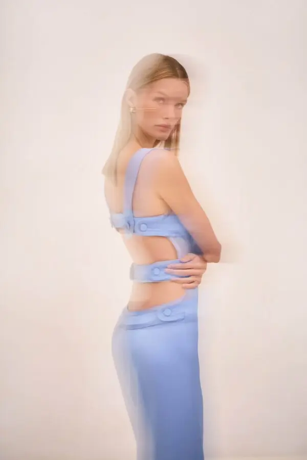 Alexis Briette Dress - Azure