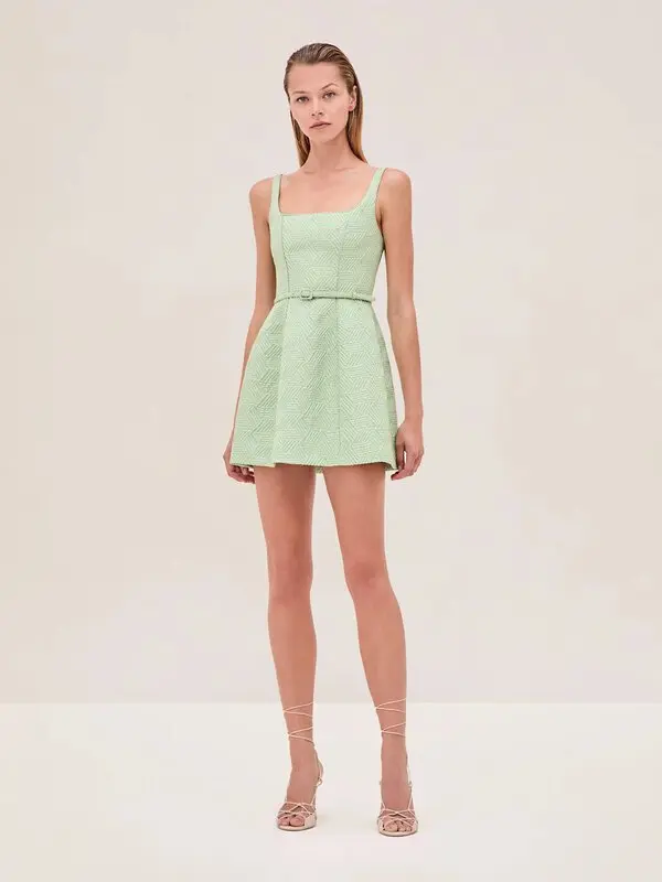 Alexis Bijoux Mini Dress - Mint Illusion