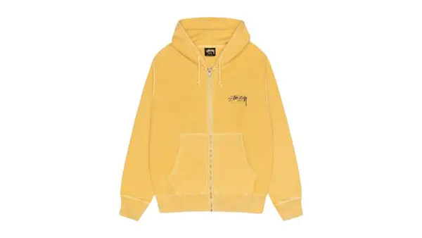 StÜssy Modern Age Pig Dyed Zip Hoodie
