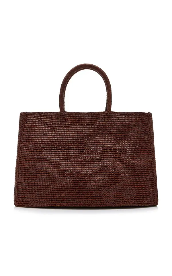 LIÉ STUDIO The Charlotte Large Raffia Tote