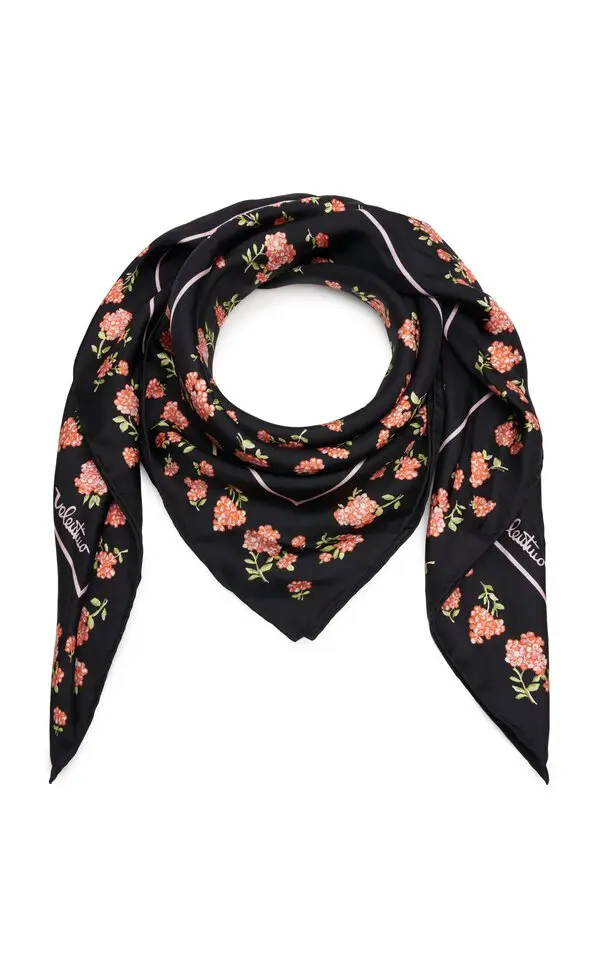 Valentino Garavani Floral-print Silk Scarf - Multi