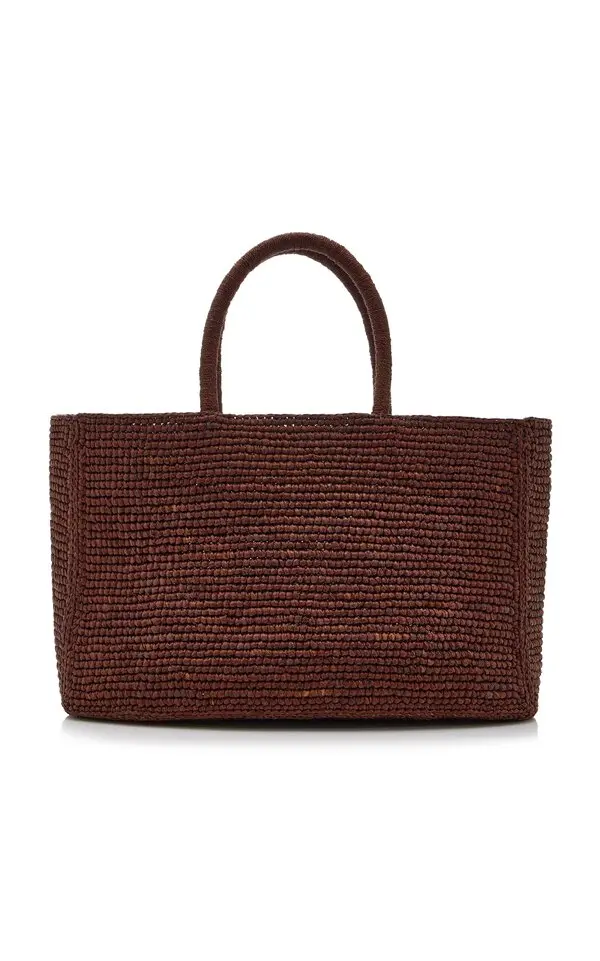 LIÉ STUDIO Charlotte Small Raffia Tote Bag