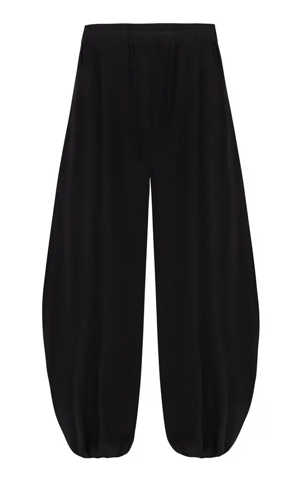 CORTANA Tunez High-rise Wide-leg Pants