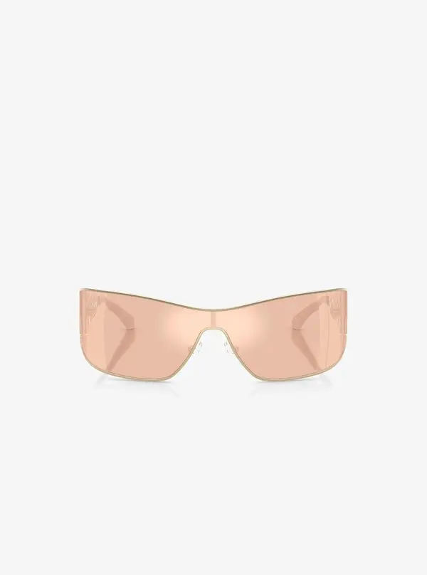 Michael Kors Melbourne Shield Sunglasses - Gold