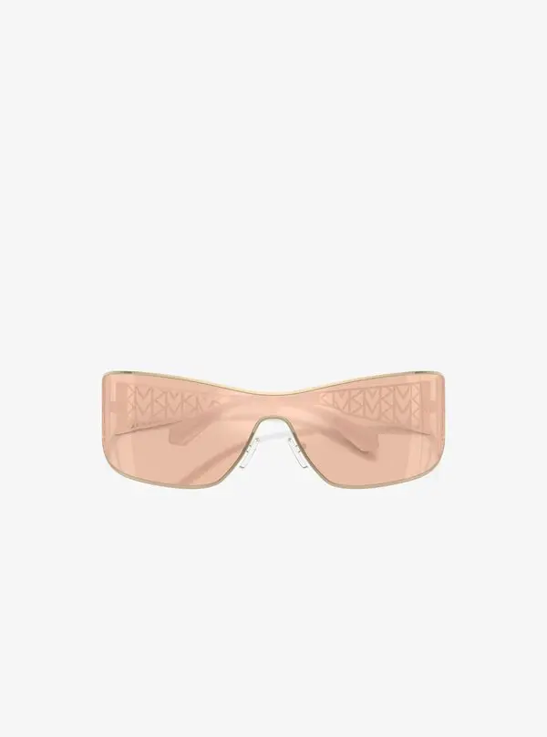 Michael Kors Melbourne Shield Sunglasses - Gold