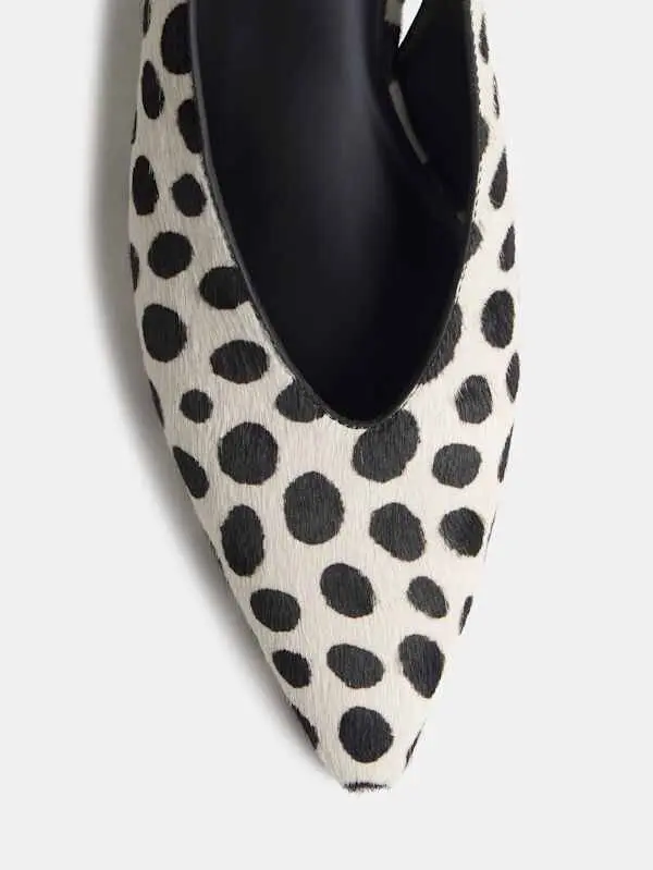 REFORMATION Calista Slingback Kitten Heel - Multi