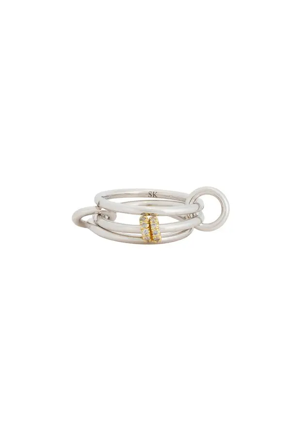 SPINELLI KILCOLLIN Acacia Sg Gris Ring - Sterling Silver & 18k Yellow Gold
