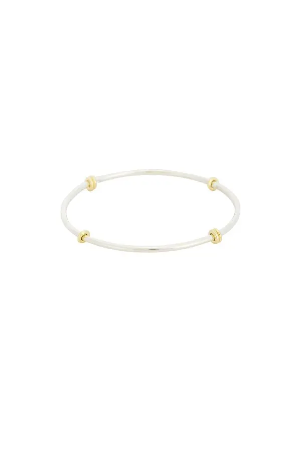 SPINELLI KILCOLLIN Kini Bangle - Sterling Silver & 18k Yellow Gold